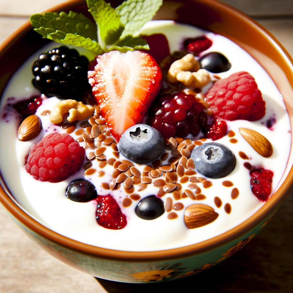 Delightful Greek Yogurt Sundae